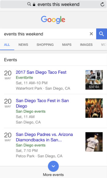 SEO for Events - How to Rank in Google Events Search Results | E2M ...